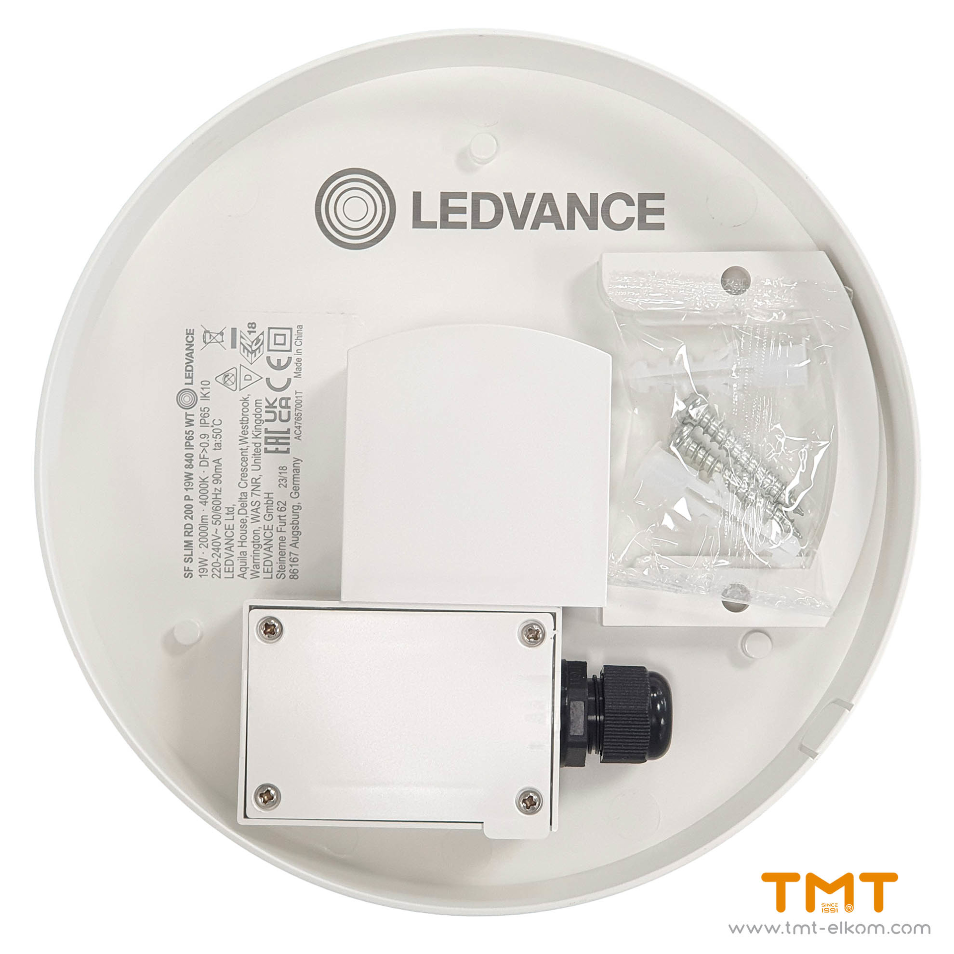 ТМТ ЕЛКОМ | ПЛАФОНИЕРА LED SURFACE SF SLIM RD 19W 4000K,