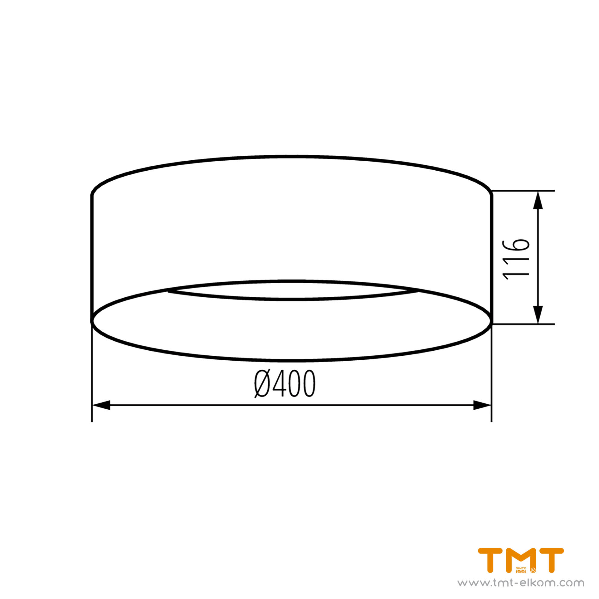 ТМТ ЕЛКОМ | ПЛАФОНИЕРА LED 17.5W,4000K,1500Lm,IP20,36468,230V