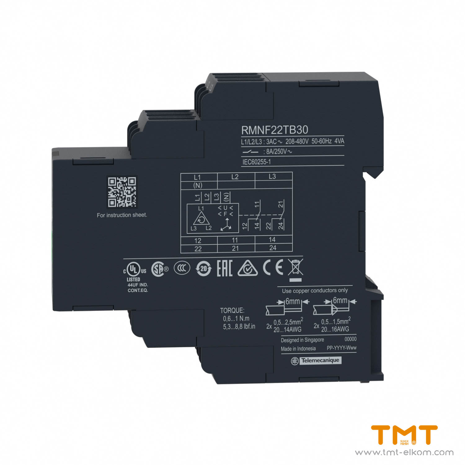 ТМТ ЕЛКОМ | КОНТРОЛНО РЕЛЕ RMNF22TB30