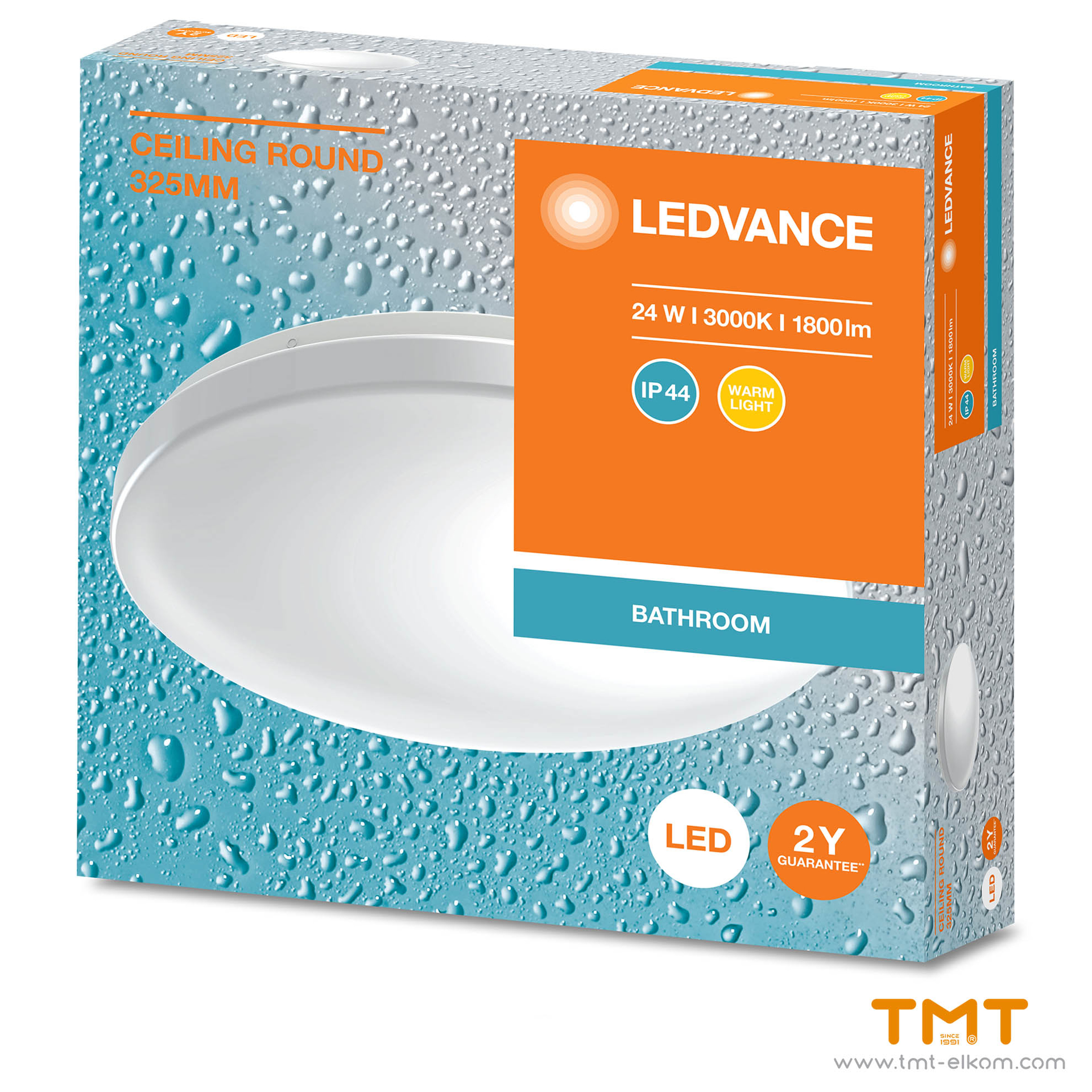 ТМТ ЕЛКОМ | ПЛАФОНИЕРА LED CEILING ROUND 24W 3000K,
